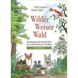 Wilder Weiser Wald. Achtsame Botschaften, die Kinderseelen stärken. Kartenset - Dirk Grosser, Jennie Appel, Box