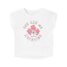 name it - T-Shirt NMFVIGEA YOU ARE MY SUNSHINE in bright white, Gr.92