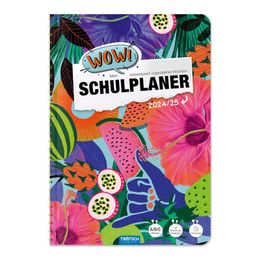 Trötsch Trötsch Schulplaner WOW Tropic 24/25