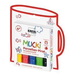 Kreul Porzellanmalstifte MUCKI PORZELLAN-PIRAT 5er-Set