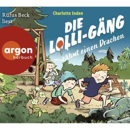 Die Lolli-Gäng zähmt einen Drachen,1 Audio-CD - Charlotte Inden (Hörbuch)