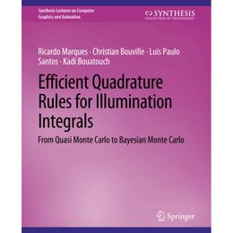 Springer International Publishing Efficient Quadrature Rules for Illumination Integrals - Ricardo Marques, Christian Bouville, Luís Paulo Santos, Kadi Bouatouch, Kartoniert (TB)