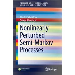 Springer International Publishing Nonlinearly Perturbed Semi-Markov Processes - Dmitrii Silvestrov, Sergei Silvestrov, Kartoniert (TB)