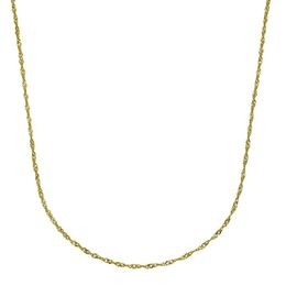 F Collier 375/- Gold 45cm Glänzend