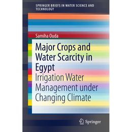 Springer International Publishing Major Crops and Water Scarcity in Egypt - Samiha Ouda, Abd El-Hafeez Zohry, Ahmed Taha, Tahany Noreldin, Kartoniert (TB)