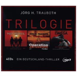 ZYX Music Drei Brüder/Operation Jerusalem/Omega - Trilogie,4 MP3-CD - Jörg H. Trauboth (Hörbuch)
