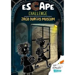 Escape-Buch für Grundschulkinder: Escape Challenge: Jagd durchs Museum - Christian Tielmann, Kartoniert (TB)