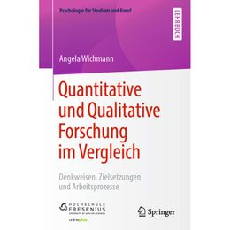 Springer Quantitative und Qualitative Forschung im Vergleich - Angela Wichmann, Kartoniert (TB)