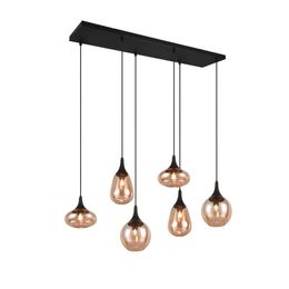 Trio Leuchten Pendelleuchte LUMINA (Farbe: schwarz matt, Größe: onesize)