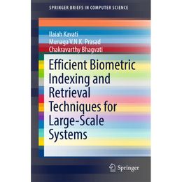 Efficient Biometric Indexing and Retrieval Techniques for Large-Scale Systems - Ilaiah Kavati, Munaga V.N.K. Prasad, Chakravarthy Bhagvati, Kartoniert (TB)