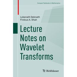 Springer International Publishing Lecture Notes on Wavelet Transforms - Lokenath Debnath, Firdous Shah, Kartoniert (TB)