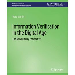 Information Verification in the Digital Age - Nora Martin, Kartoniert (TB)