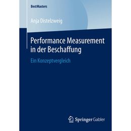 Performance Measurement in der Beschaffung - Anja Distelzweig, Kartoniert (TB)