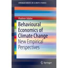 Springer International Publishing Behavioural Economics of Climate Change - Vladimir Udalov, Kartoniert (TB)