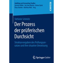 Springer Fachmedien Wiesbaden Der Prozess der prüferischen Durchsicht - Stefanie Schmitz, Kartoniert (TB)