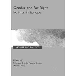 Palgrave Macmillan UK Gender and Far Right Politics in Europe, Kartoniert (TB)