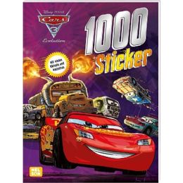 Nelson Disney Cars 3: 1000 Sticker, Kartoniert (TB)