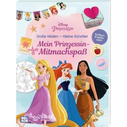 Nelson Disney Prinzessin: Große Helden - Kleine Künstler: Mein Prinzessin-Mitmachspaß, Kartoniert (TB)