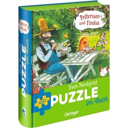 Oetinger Pettersson und Findus. Puzzle im Buch. 100 Teile