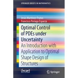 Springer International Publishing Optimal Control of PDEs under Uncertainty - Jesús Martínez-Frutos, Francisco Periago Esparza, Kartoniert (TB)