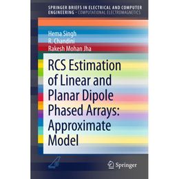 Springer RCS Estimation of Linear and Planar Dipole Phased Arrays: Approximate Model - Hema Singh, R. Chandini, Rakesh Mohan Jha, Kartoniert (TB)