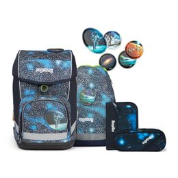 Ergobag Schulranzen Super Reflex Glow-Edition (Set