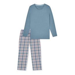Schiesser Pyjama lang - Comfort Essentials (2 tlg) schlafanzug schlafmode bequem