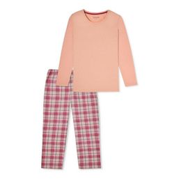 Schiesser Pyjama lang - Comfort Essentials (2 tlg) schlafanzug schlafmode bequem