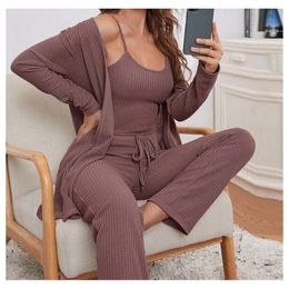 AFAZ New Trading UG Pyjama Damen Homewear Set Schlafanzug Weich Nachtwäsche Freizeitanzug