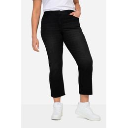 Angel of Style Regular-fit-Jeans 7/8-Jeans Claire Stretchkomfort geschnittener Saum