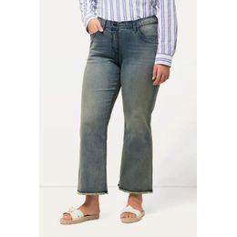 Ulla Popken Regular-fit-Jeans Jeans Mary Fransensaum gerades Bein 5-Pocket-Hose
