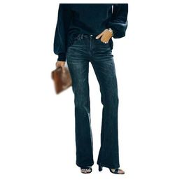 AFAZ New Trading UG Stretch-Jeans Damenjeans Skinny Vintage Jeans Stretch Schlaghose mit hoher Taille