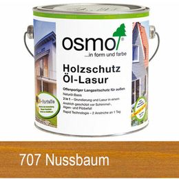 Holzschutz Öl-Lasur 2.5 ltr 707 Nussbaum - Osmo