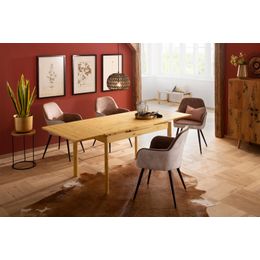 Esstisch Home Affaire "Tirza" Tische Gr. B/H/T: 120 cm x 75 cm x 80 cm, beige (natur) Esstische rechteckig