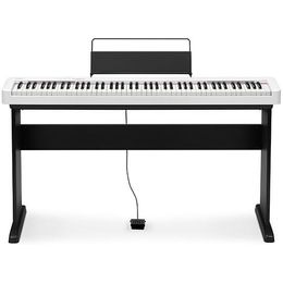 Digitalpiano Casio "CDP-S110WE" Tasteninstrumente schwarz-weiß (schwarz, weiß) Ab 6-8 Jahren