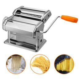 Nudelmaschine aus Edelstahl Pastamaker Pastamaschine Die Nudel Maschine für frische Pasta Spaghetti Lasagne Tagliatelle - Swanew