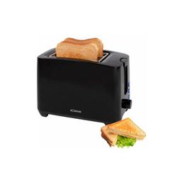 Bomann TA 6065 CB schwarz 2 Scheiben Toaster