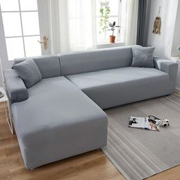 Lycxames - Stretch-Ecksofabezug 2-teilig, L-förmiger elastischer Sofabezug, waschbarer Universal-Sofabezug, Bezug für Sofa, 145–185 cm
