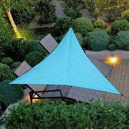Sonnensegel Dreieckig Wasserdicht Sonnenschutz Garten Balkon pes Polyester uv Schutz für Garten Outdoor, 3x3X3m