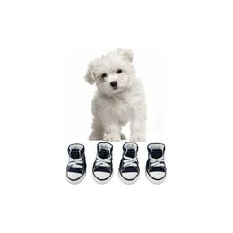 Eting - Puppy Pet Dog Rutschfeste Canvas Outdoor-Sportschuhe Sneakers Stiefel Sportschuhe, Gummisohle + Weicher Baumwollinnenstoff ( 2)