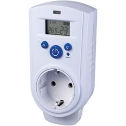 Chilitec Thermostat Digital für Steckdose 230V Stecker-Thermostat für Infrarot-Heizung Klimageräte Ventilatoren Terrarium Aquarium mit Display