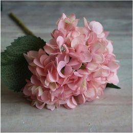 Künstliche Blumen, Hortensien, künstliche Blumen, Hochzeitsdekoration (Rosa) - Lycxames