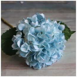 Künstliche Blumen, Hortensien, künstliche Blumen, Hochzeitsdekoration (blau) - Lycxames