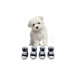 Eting - Puppy Pet Dog Rutschfeste Canvas Outdoor-Sportschuhe Sneakers Stiefel Sportschuhe, Gummisohle + Weicher Baumwollinnenstoff ( 3)