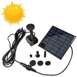 Uisebrt - Teichpumpe Solar 1.2W - Brunnenpumpe Springbrunnenpumpe Solarpumpe Springbrunnen Pumpe Fontäne Wasserpumpe für Garten, Kleiner Teich,