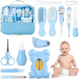 Lycxames - Babypflegeset, 13 Baby-Geburtsset, Babypflegeset, Babypflege Neugeborene Krankenschwester, Babyhaare, Nägel, Kinder, Gesundheitspflege,