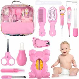 Lycxames - Babypflegeset, 13 Baby-Geburtsset, Babypflegeset, Babypflege Neugeborene Krankenschwester, Babyhaare, Nägel, Kinder, Gesundheitspflege,