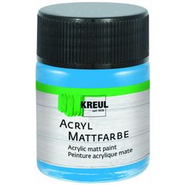 Kreul - Acryl Mattfarbe hellblau 50 ml Künstlerfarben