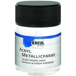 Kreul Acryl Metallicfarbe perlmutt-weiß 50 ml Verzierfarbe