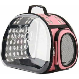 Lycxames - Tragetasche für Katzen, Hunde und andere Haustiere, leichte, atmungsaktive Handtasche mit Schultergurt für Reisen, tragbare